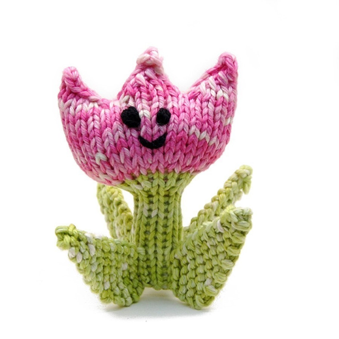 Spring Tulip Flower Knit Amigurumi Plush Toy Soft Sculpture - Etsy