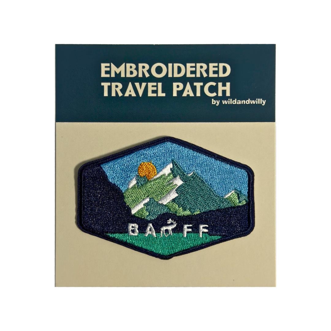 Banff National Park Embroidered Travel Patch - Etsy