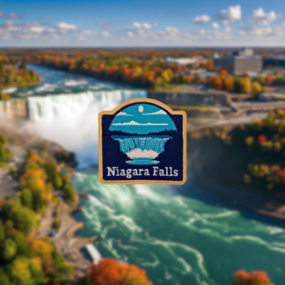 Niagara Falls Embroidered Travel Patch - Etsy