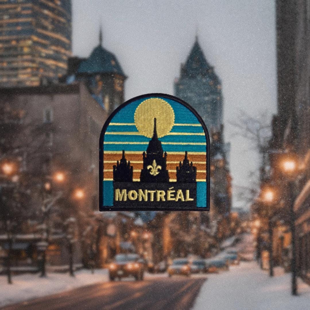 Montreal Notre-dame Basilica Embroidered Patch - Etsy