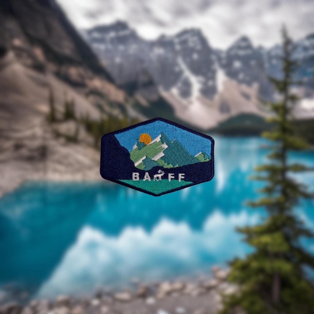 Banff National Park Embroidered Travel Patch - Etsy