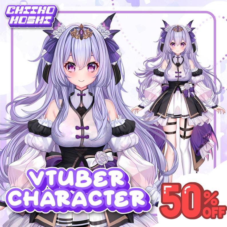 Custom Vtuber Design Live2d Model Vtuber Model for Commercial Use ...