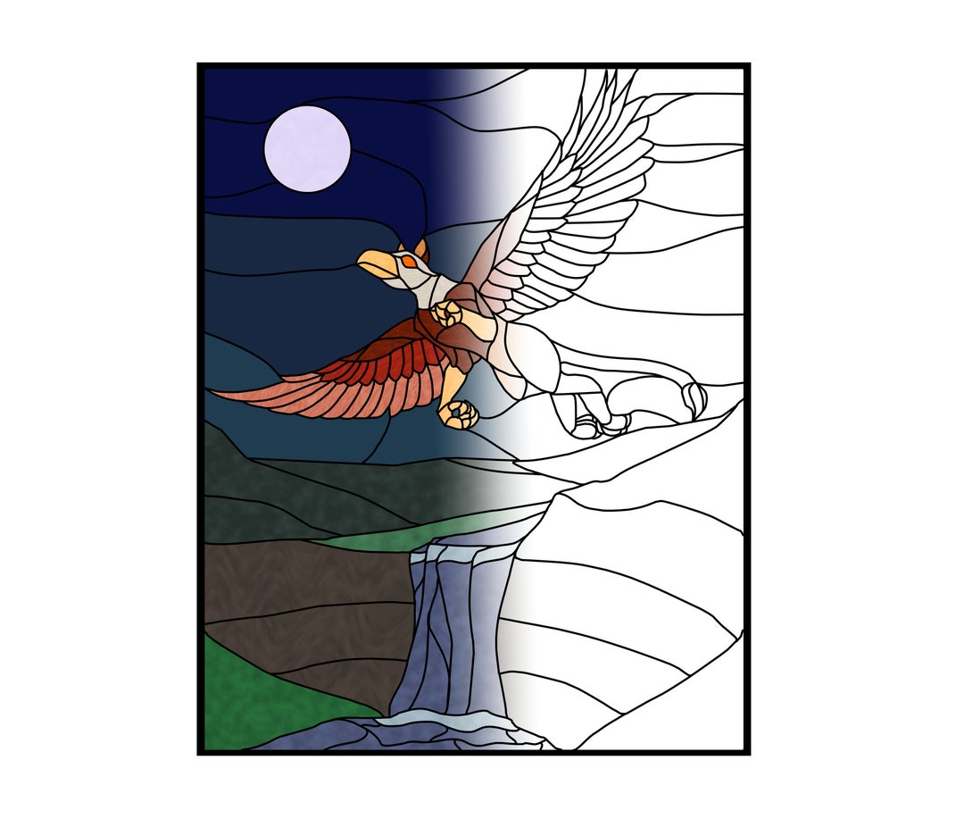 Gryphon Printable for Adults and Children, Can Be Used as Colouring ...