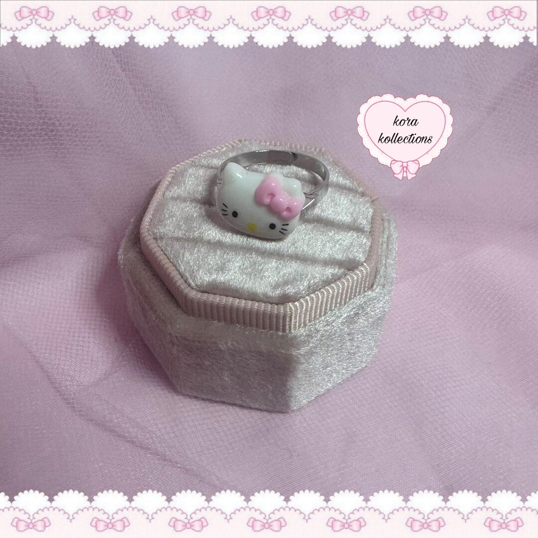 Handmade Custom Hime Gyaru Coquette Anne Kitty Ring - Etsy