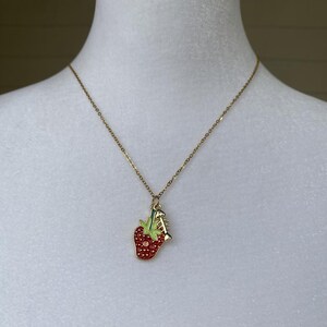 The Very Hungry Caterpillar Necklace – 18K Gold Plated Stainless Steel ...