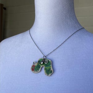 The Very Hungry Caterpillar Necklace – 18K Gold Plated Stainless Steel ...