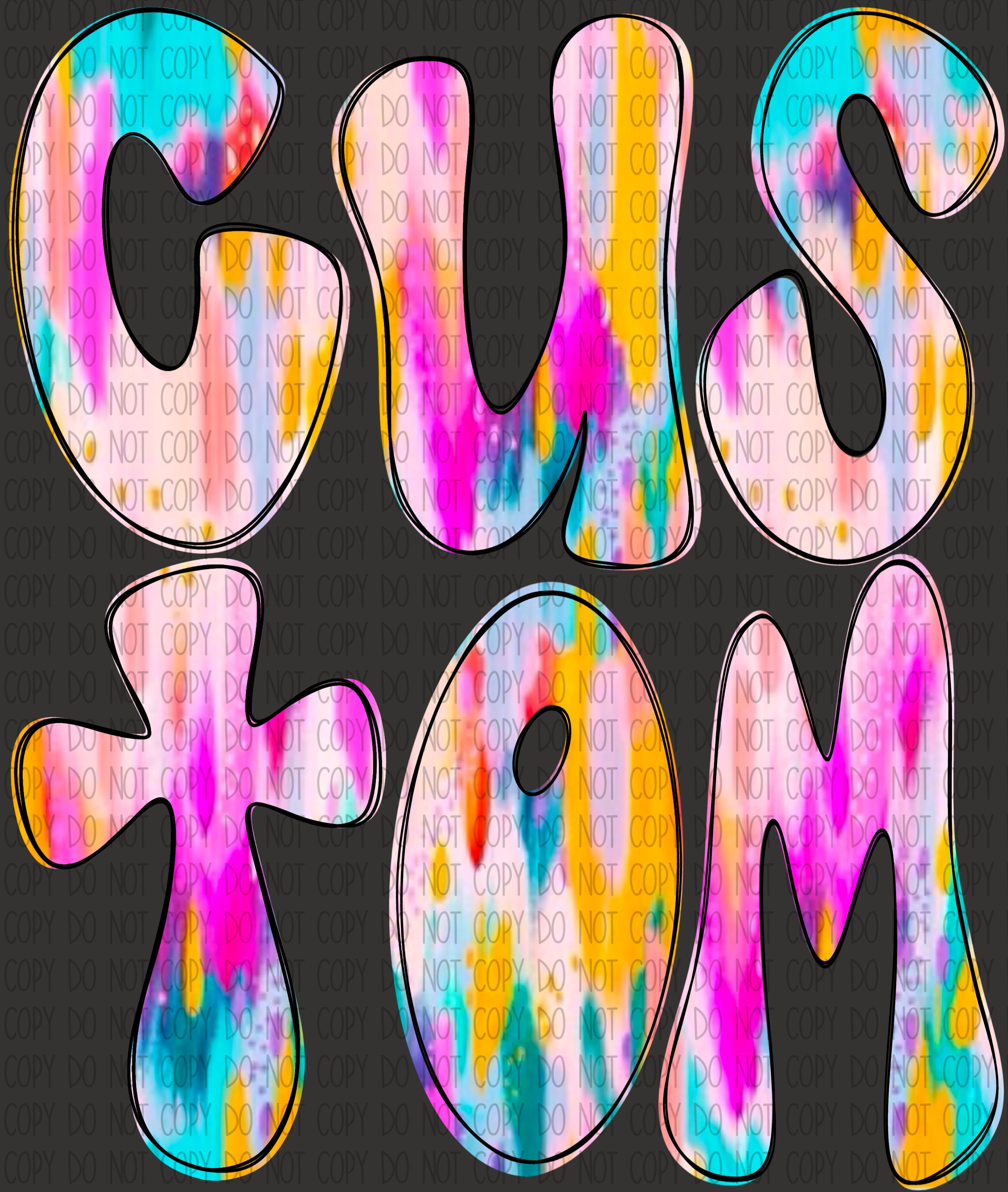 Custom Mascot PNG, Color Brushed Mascot Design - Custom, Digital File ...