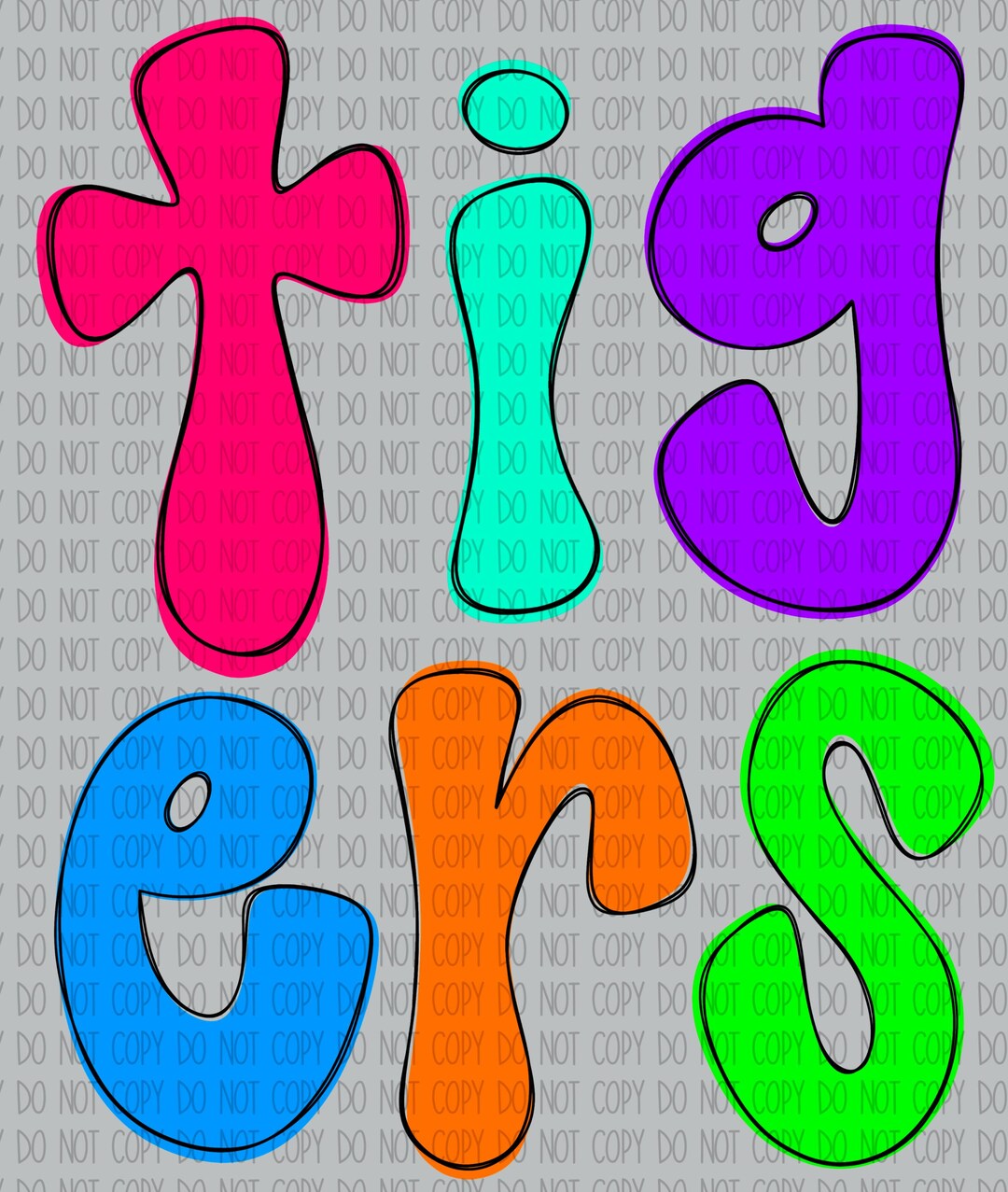 Bright Tigers Mascot PNG, Colorful Design (digital File) - Etsy