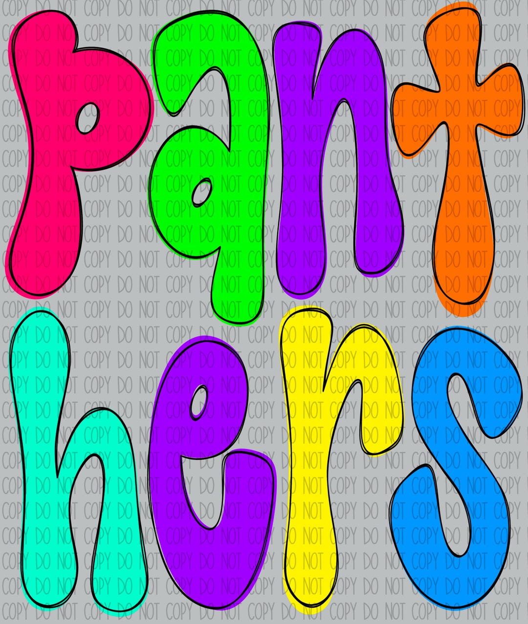 Panthers Mascot PNG, Bright Color Mascot Design - Panthers, Digital ...