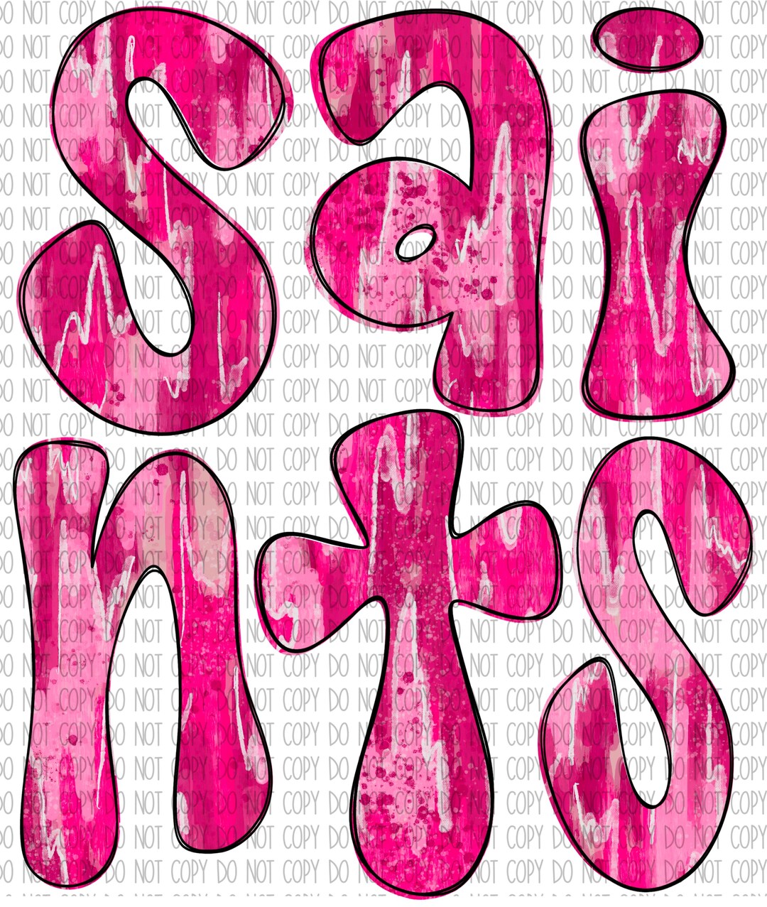 Saints Mascot PNG, Color Brushed Mascot Design - Saints, Digital File ...