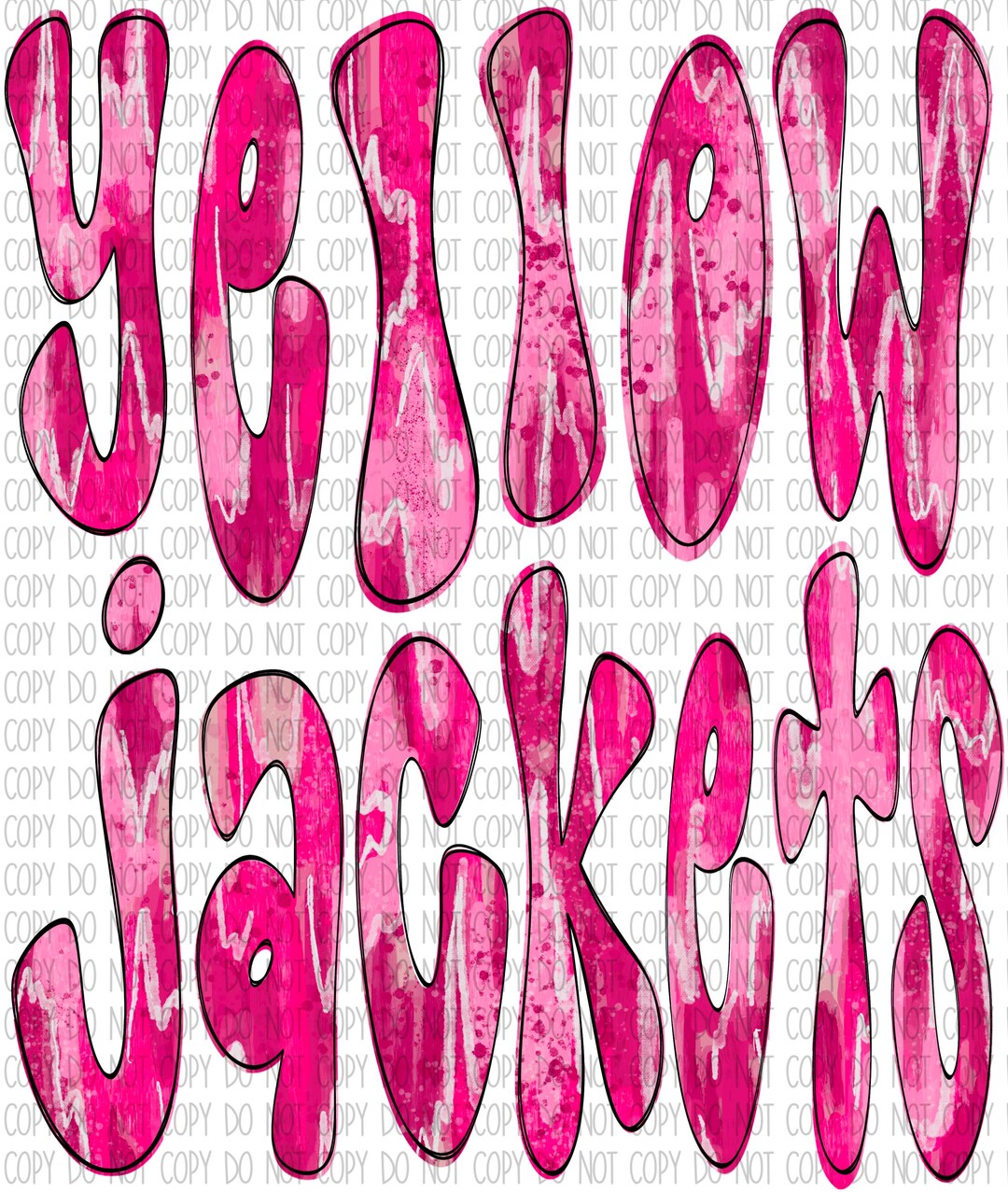 Yellow Jacketsmascot PNG, Color Brushed Mascot Design - Yellow Jackets ...