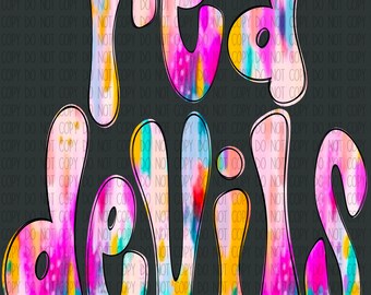 Red Devils Mascot Stars Digital Download PNG - Etsy