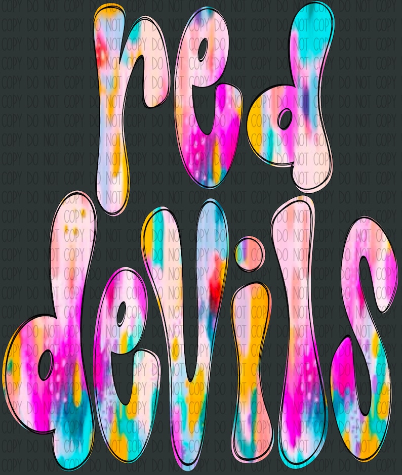 Red Devils Mascot PNG, Color Brushed Mascot Design - Red Devils ...