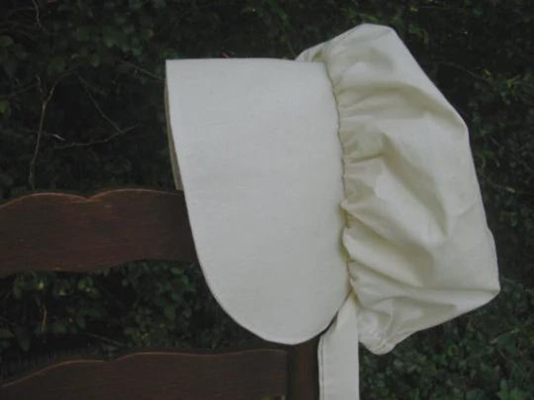 Girls Bonnet, Ivory Sun Bonnet, 3 to 6 Years, Pioneer, Frontier - Etsy