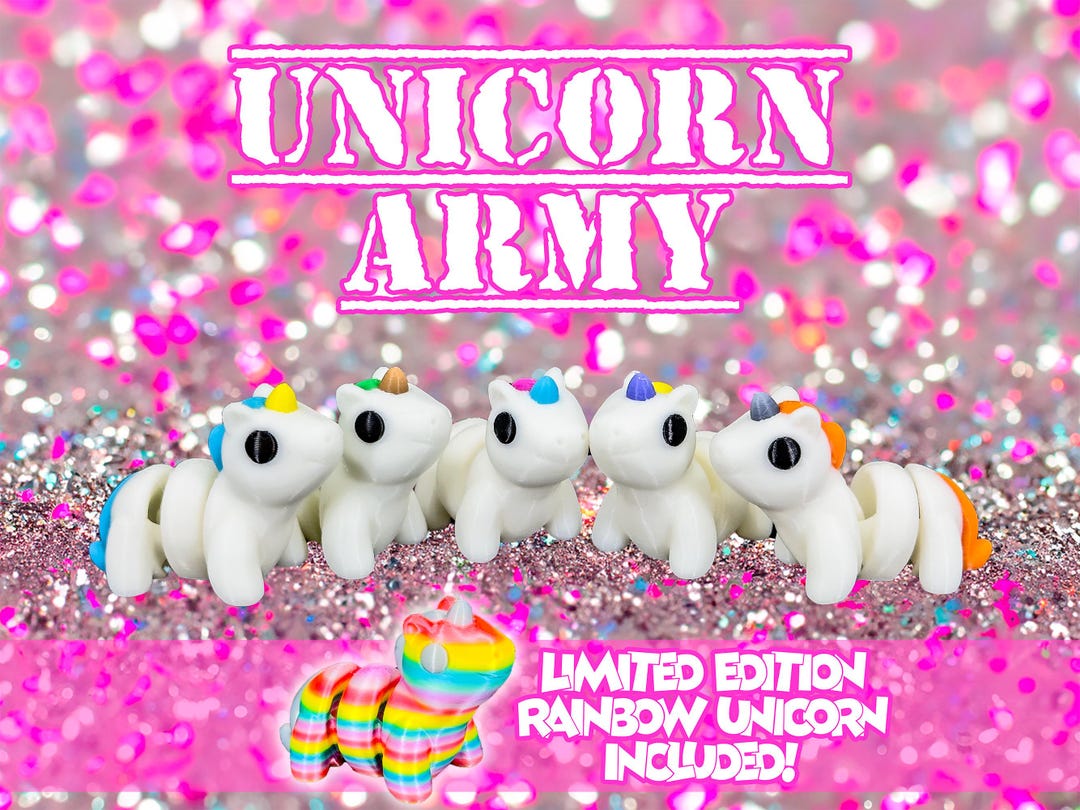 Unicorn Fidget Army – Unleash the Magic With This Colourful, Flexible ...