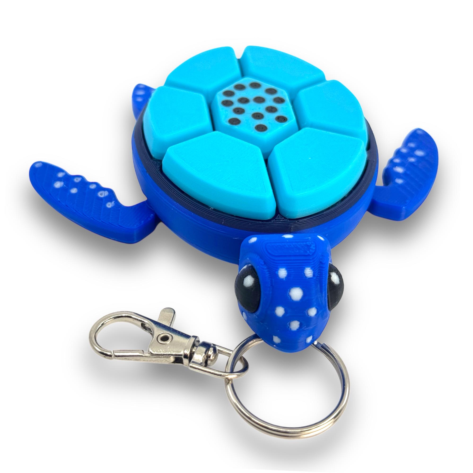 Blueberry Turtle Fidget Clicker | Sensory Keychain Toy for Stress ...