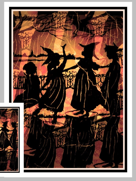 5x7 Salem Witches Trials Halloween Print Witch Trials - Etsy