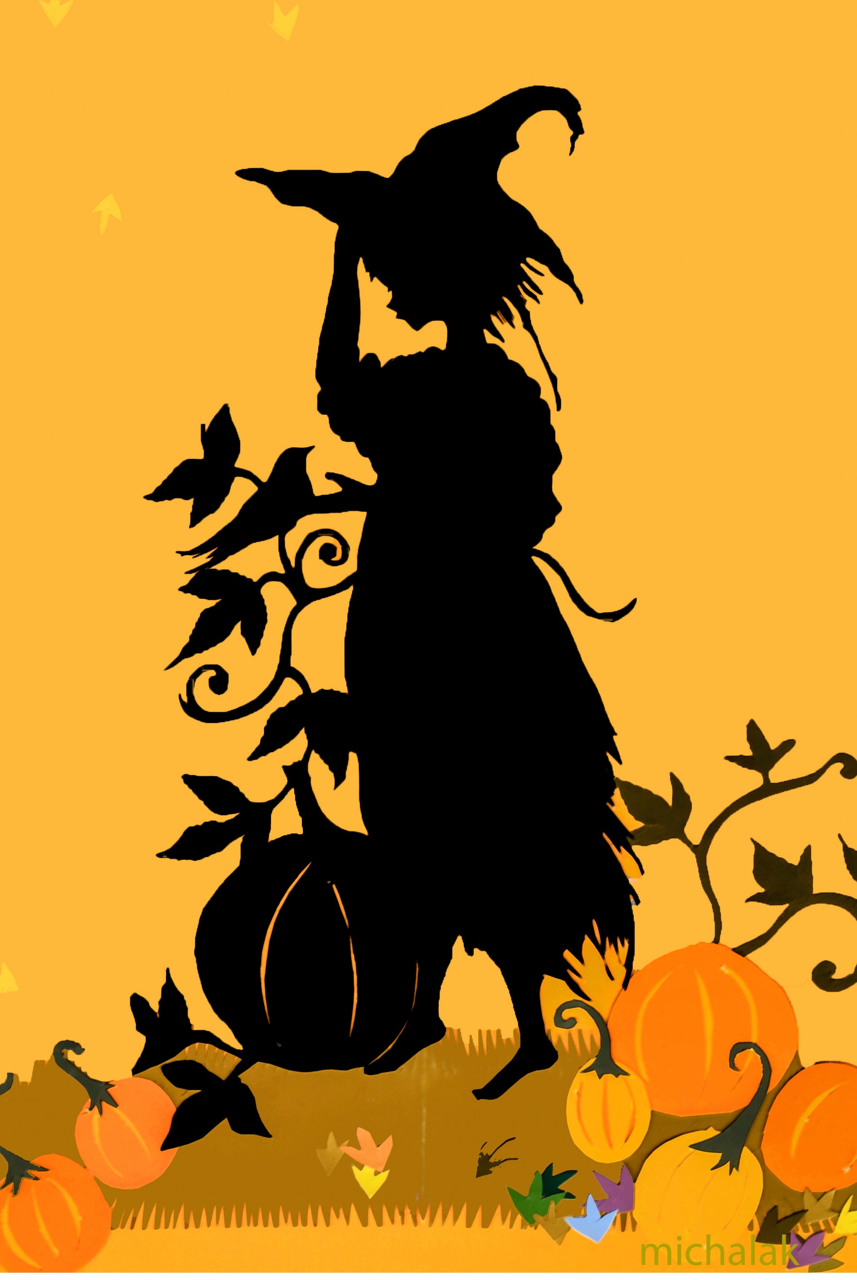 THE GOOD WITCH Halloween Card - Etsy