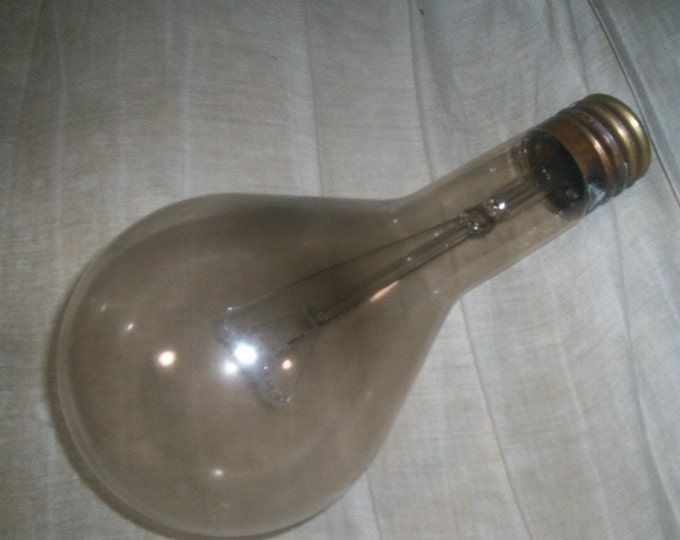 Vintage Light Bulb Old Large Prop Vintage Antique Westinghouse - Etsy