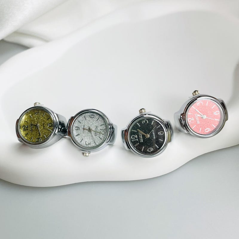 Finger Clock Ring - Etsy