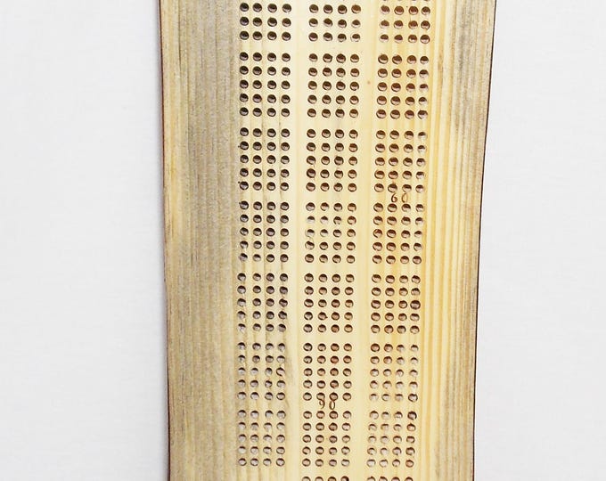 4 Player Cribbage Board - Natural Edge - Etsy