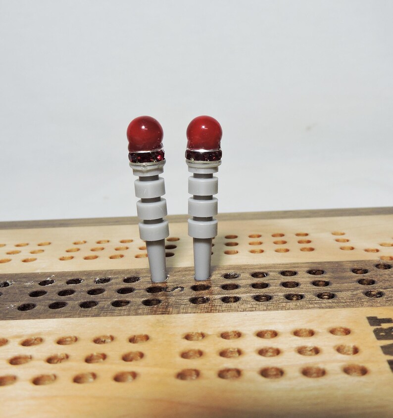 Fancy Resin Cribbage Pegs - SET OF 2 PEGS - Game Night - Tall or Short ...