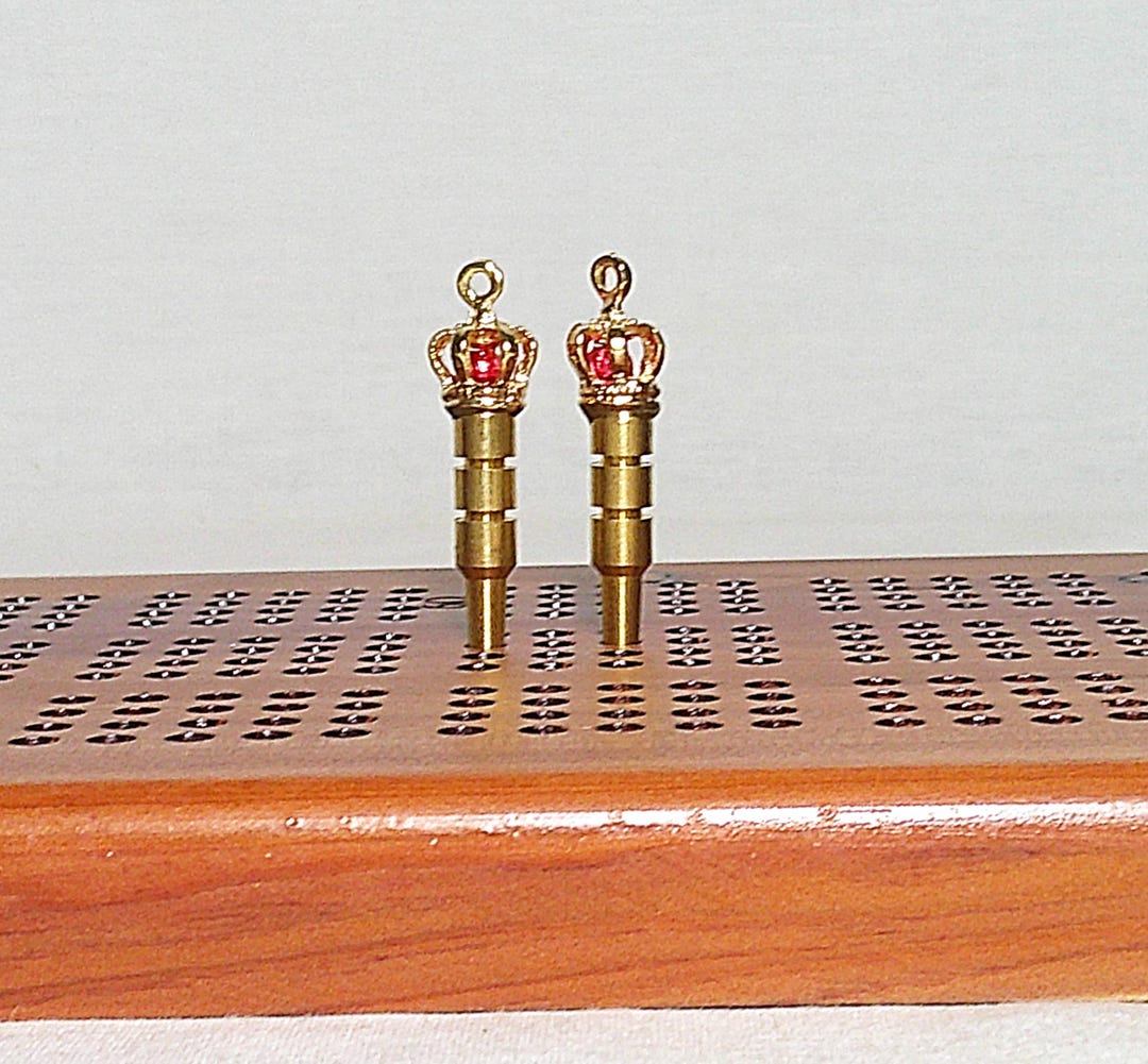 Kings Crown V.3 Golden Premium Fancy Cribbage Peg - Game Scoring ...