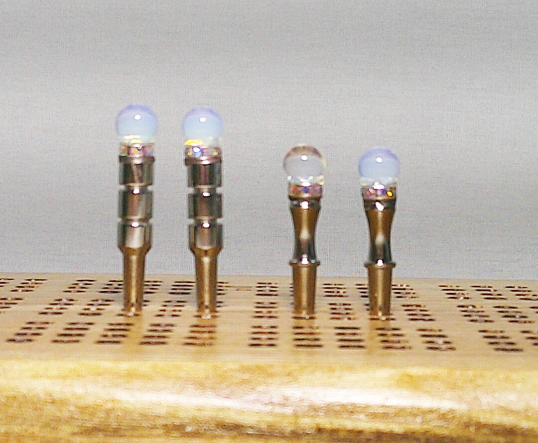Opal Stone Bead Cribbage Peg 7mm - Wegame - Scoring Pegs - Etsy