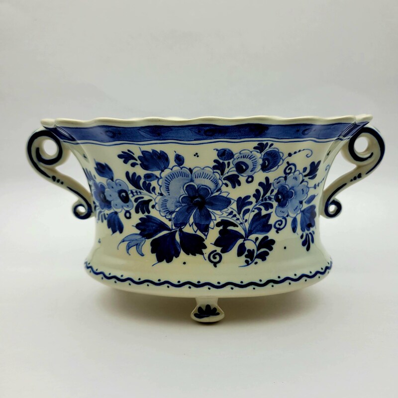 Delft Blue Planter - Etsy