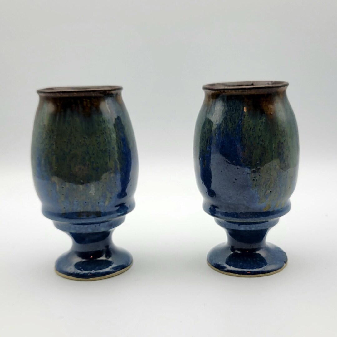 Studio Art Pottery Goblets - Set of 2 - Etsy