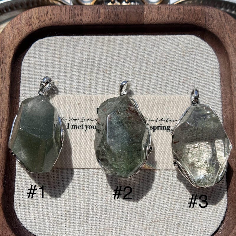 Phantom Quartz Pendant - Etsy