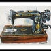 Vintage Old Singer Sewing Machine Painting Gift for Crafter - Etsy