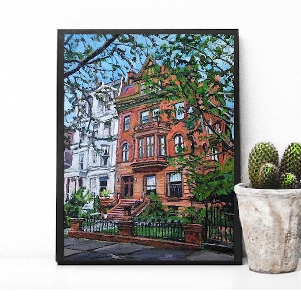 Brownstone Art - Etsy