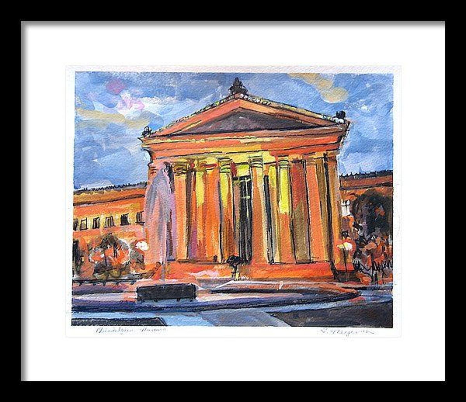 Philadelphia Art Museum Philly Art Print Wall Decor. - Etsy