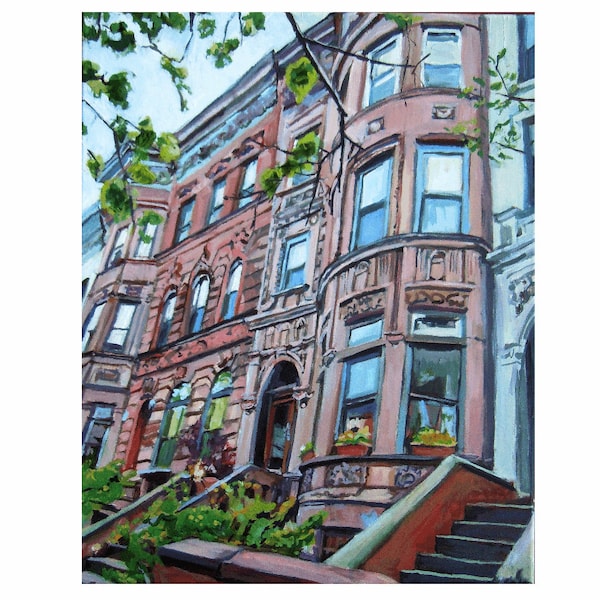 Brownstone Art - Etsy
