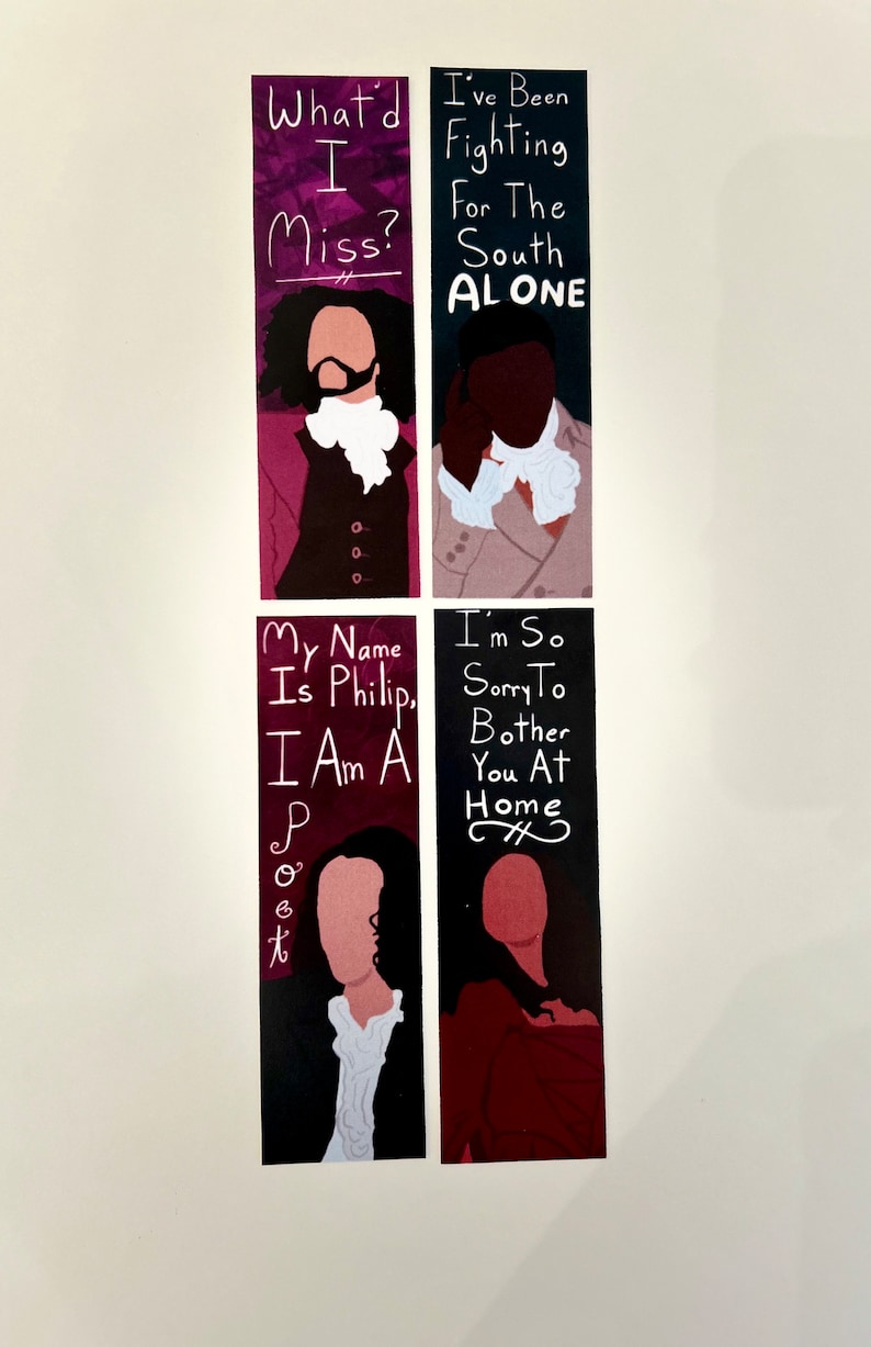 Hamilton Act 2 Bookmarks - Etsy