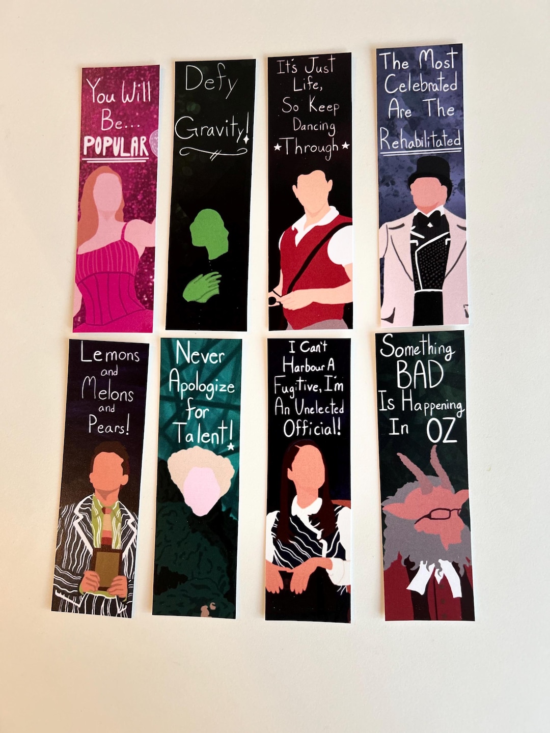 Wicked the Musical Bookmarks - Etsy