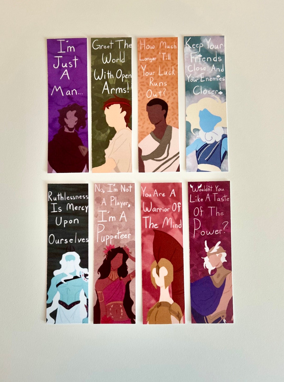 Epic the Musical Act 1 Bookmarks - Etsy