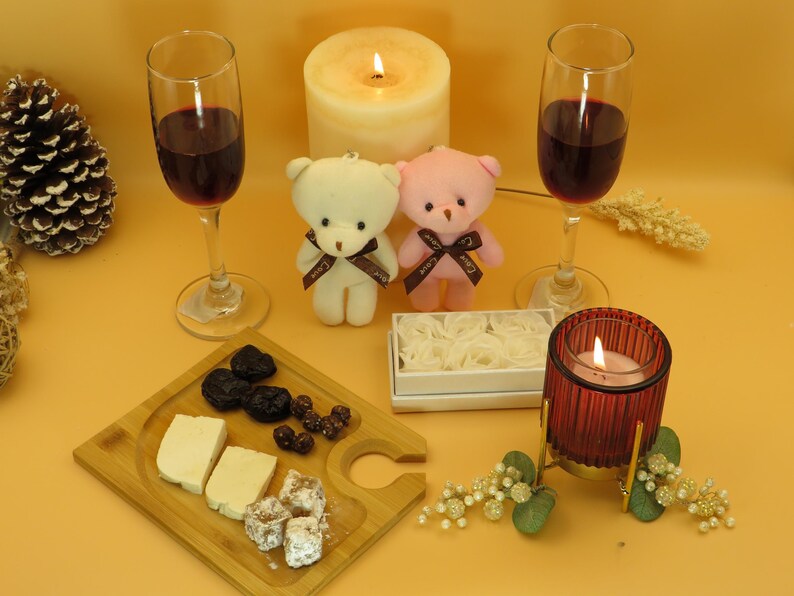 Romantic Date Night Gift Box With Candle, Cozy Anniversary & Valentines ...