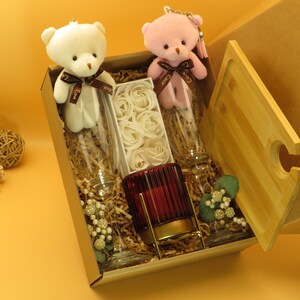 Romantic Date Night Gift Box With Candle, Cozy Anniversary & Valentines ...