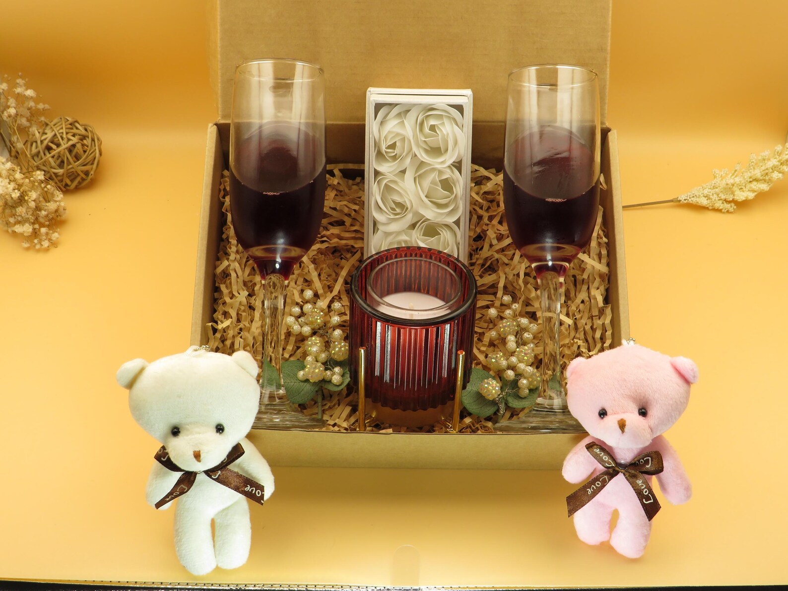Romantic Date Night Gift Box With Candle, Cozy Anniversary & Valentines ...
