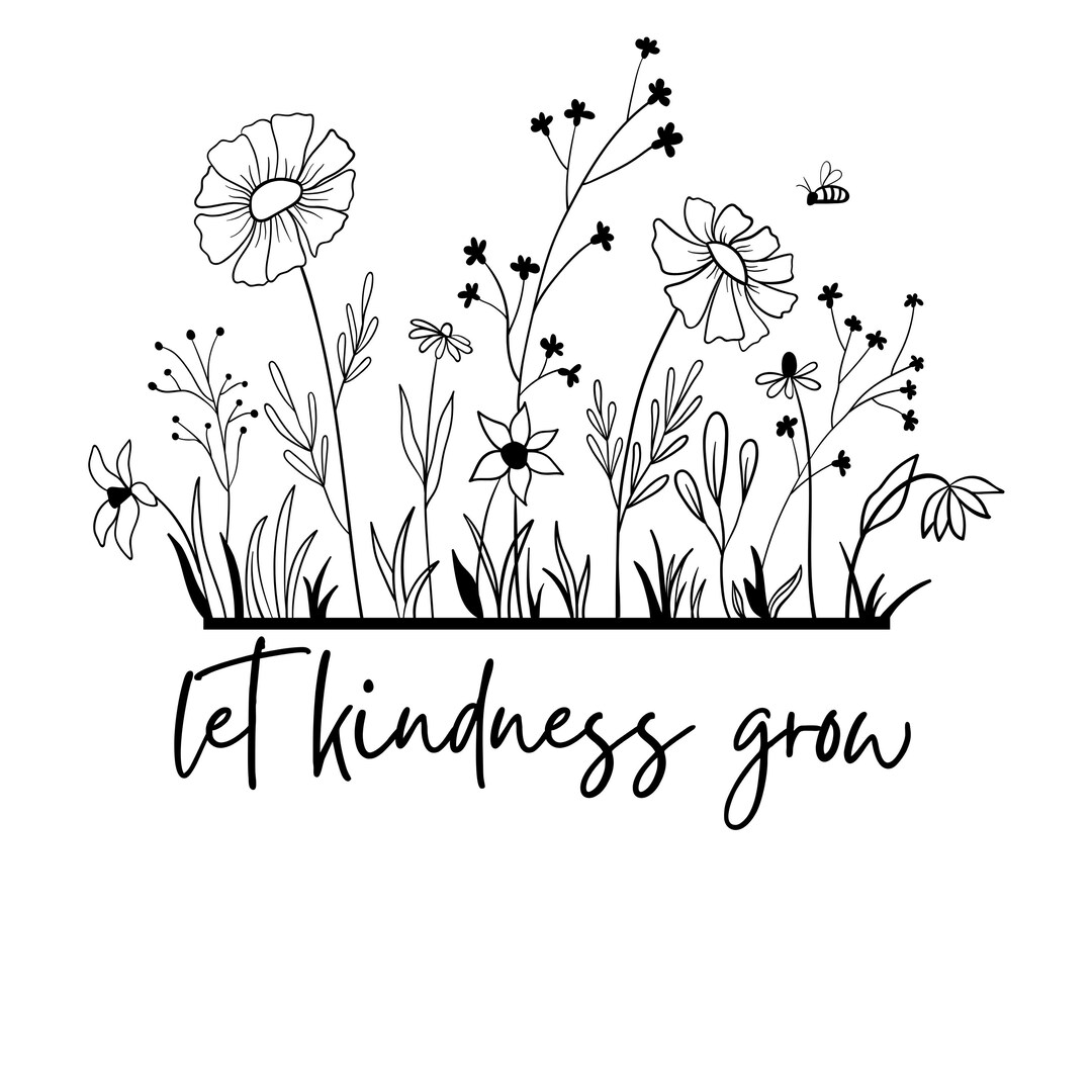Kindness PNG, Digital Files, Transparent Images, Printable Design, DTF ...