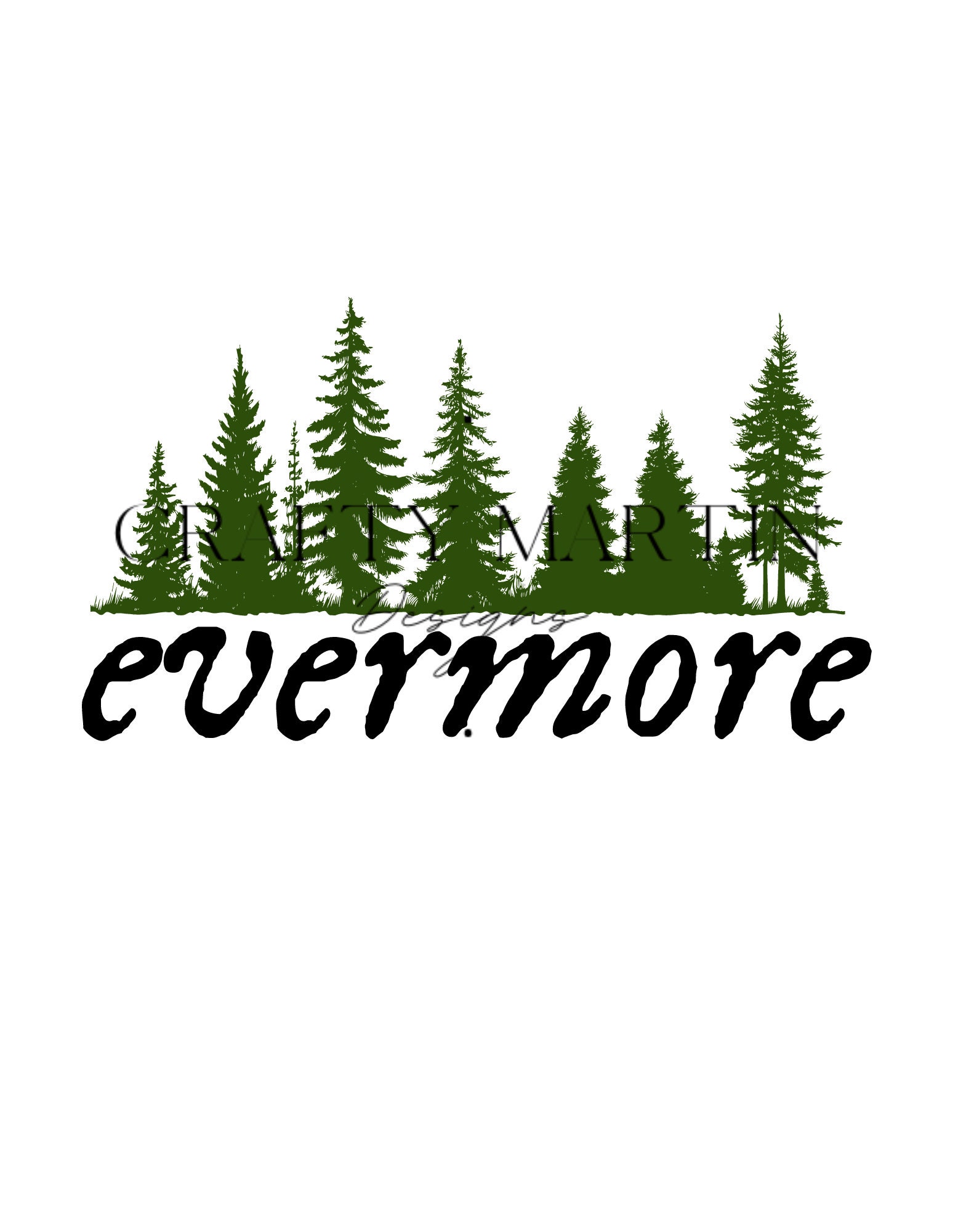 Evermore PNG, SVG, Digital Files, Transparent Images, Printable Design ...