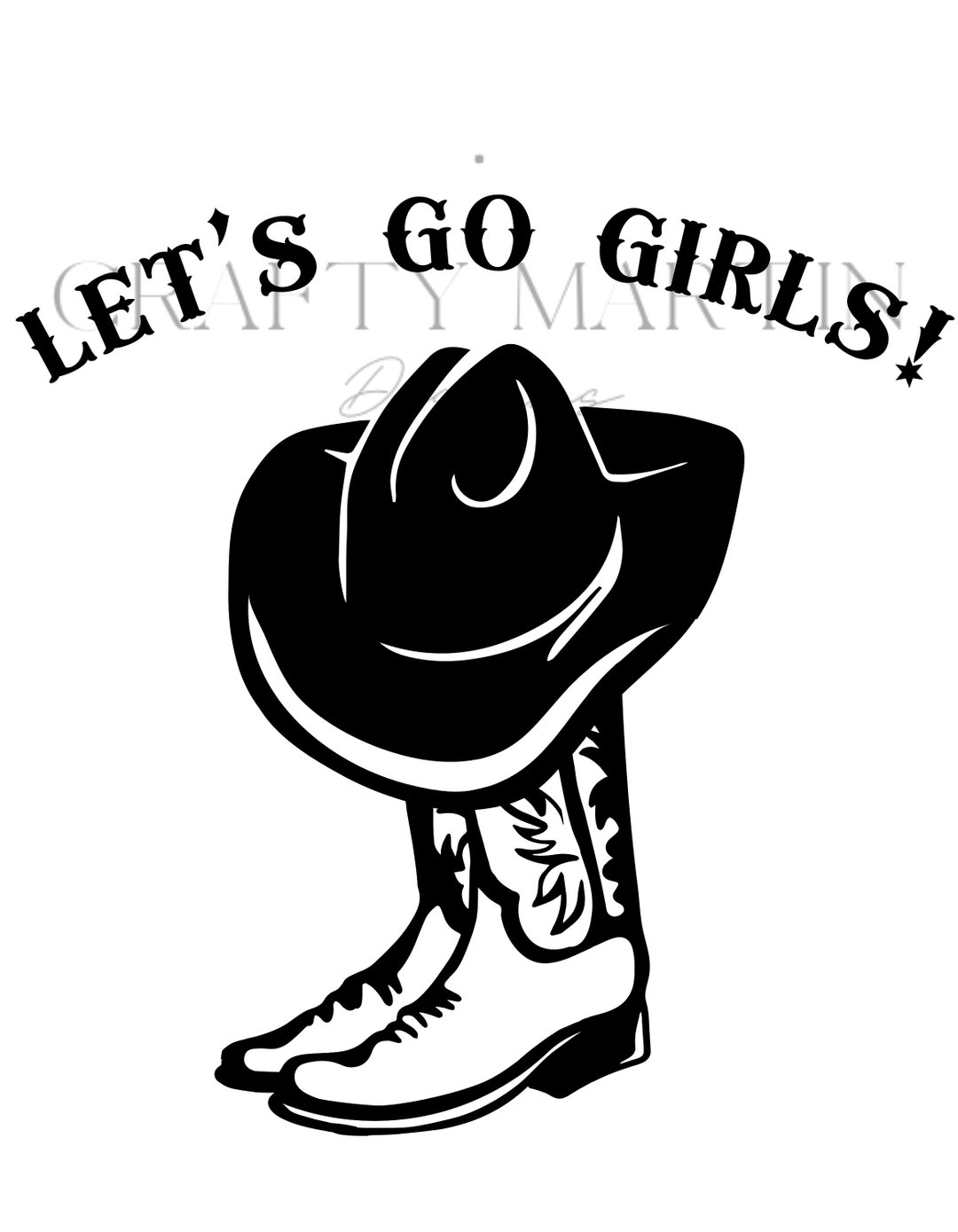 Let's Go Girls SVG and PNG. Digital Files, Transparent Images ...