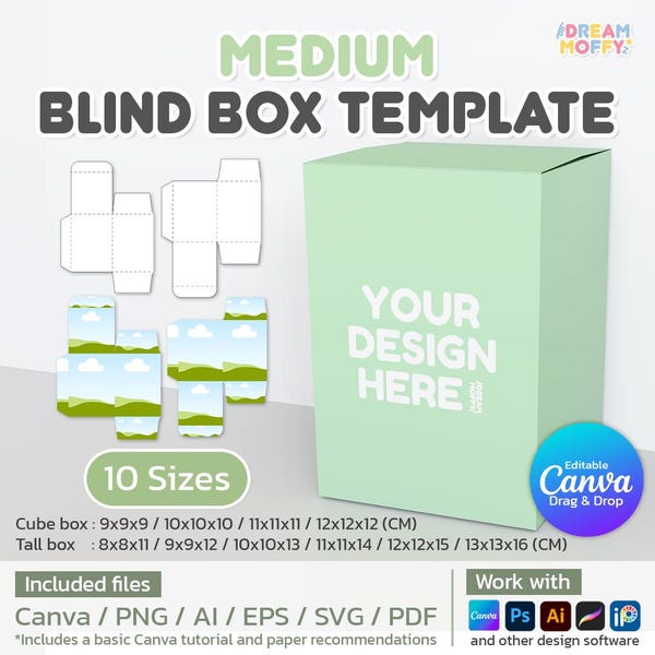 Blindbox Template - Etsy