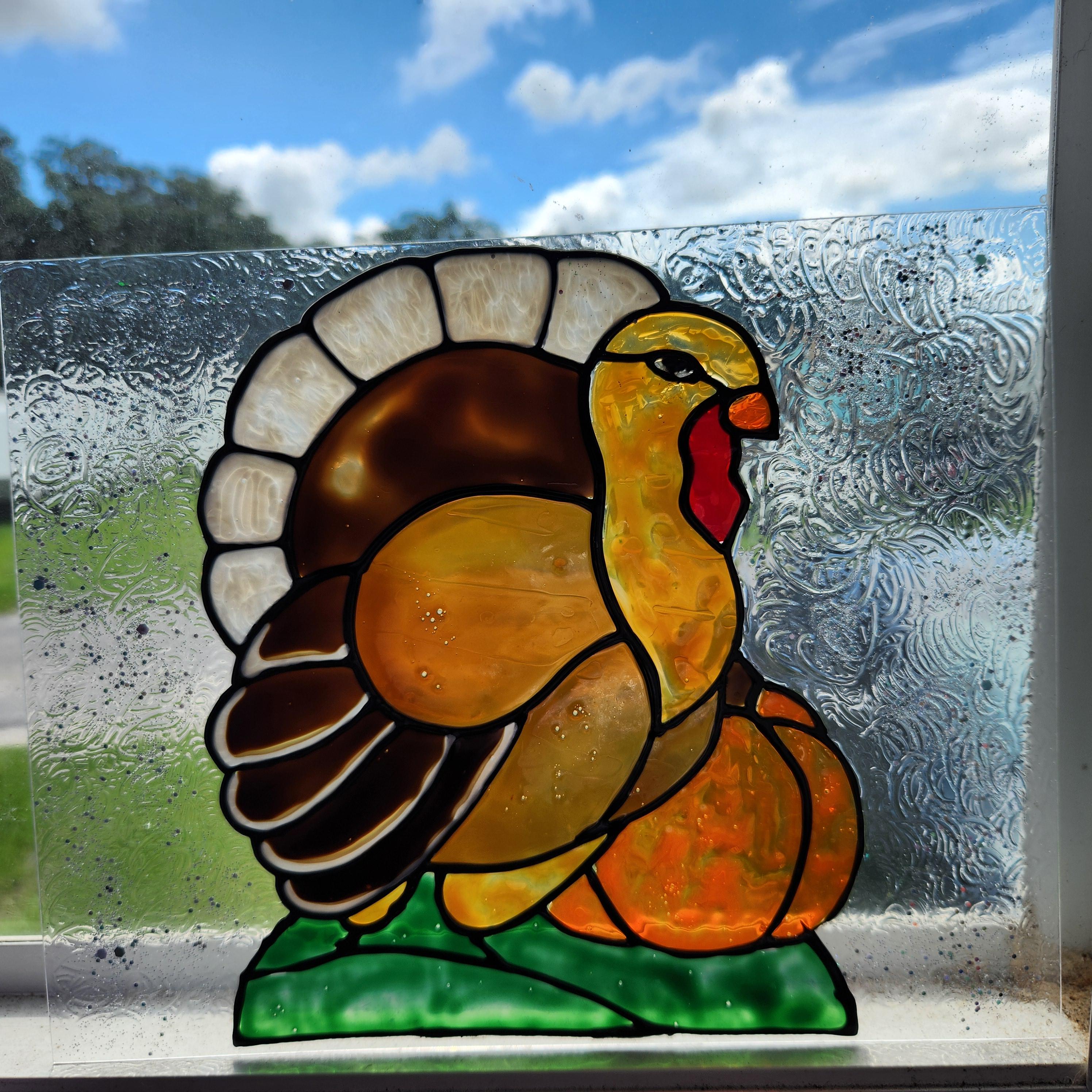 Suncatcher Thanksgiving Turkey - Etsy