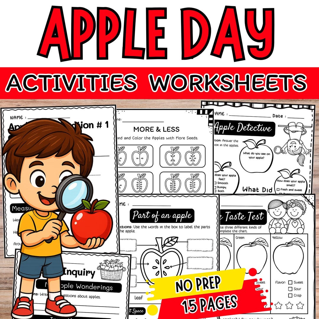Apple Day Activities | Life Cycle of an Apple | Apple Activities for ...