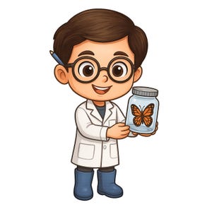 Little Scientists Clipart Bundle – 20 Science Experiment Kids - Etsy