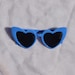 Custom Blue Heart Sunglasses: Bridal Party Favors, Personalized Dusty ...