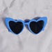 Custom Blue Heart Sunglasses: Bridal Party Favors, Personalized Dusty ...